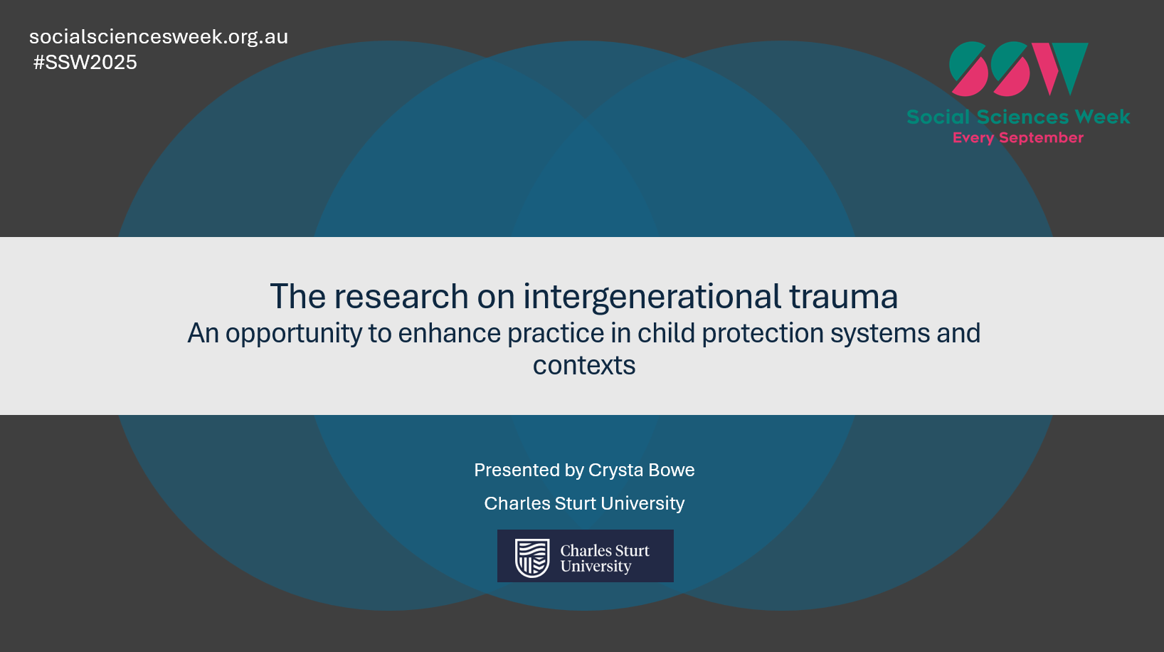The research on intergenerational trauma: An opportunity to enhance ...